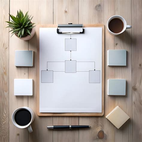 A Simple Yet Effective Visual Representation Of A Flowchart On A