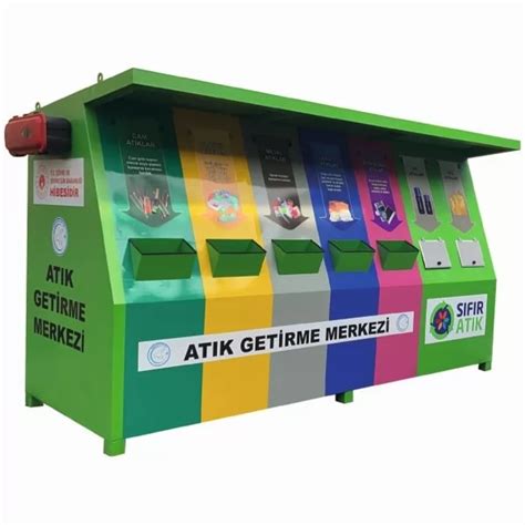 Geri Dönüşüm Kutusu Gaziantep Park Bahçe Mobilyaları Vital Garden