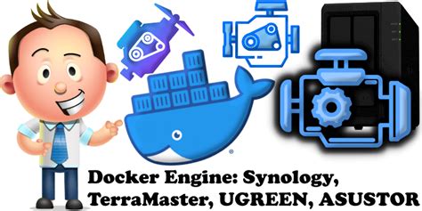 Docker Engine Synology Terramaster Ugreen Asustor Qnap Marius