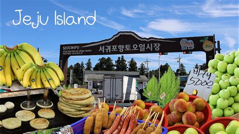 Jeju Vlog 서귀포 향토 오일장 L 서귀포 오일장 ㅣ끝자리 4일9일 ㅣ서귀포 오일장 맛집 ㅣ먹거리 Youtube