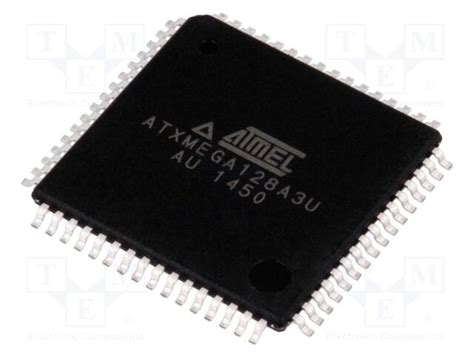 Atxmega128a3u Au Microchip Technology Ic Avr Microcontroller Tqfp64 Ter 50 Cmp 4