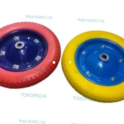 Jual Roda Ban Gerobak Pasir Sorong Mati Pu Model Artco Warna Roda Gerobak Dorong Universal