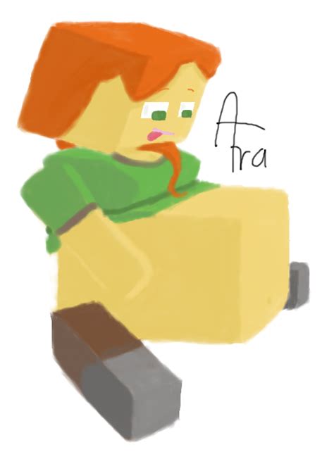 Vore Minecraft Alex By Afraart On Deviantart