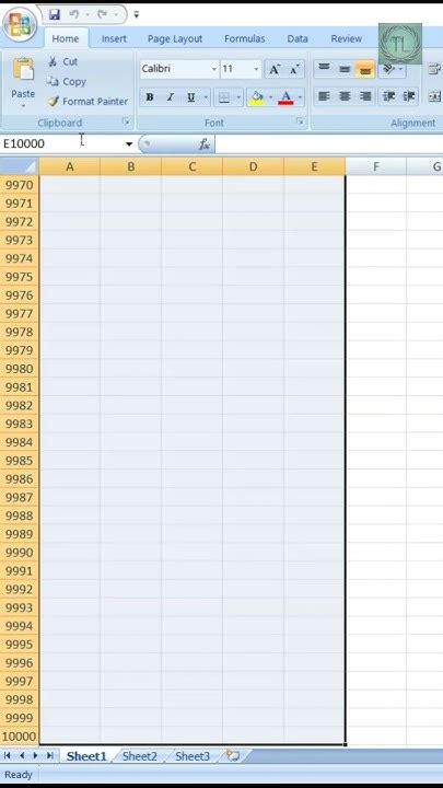 How To Select 10000 Cells In Just 1 Second In Excel Excel Cells Exceltips Ms Excel Youtube