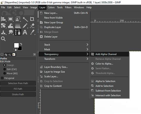 Steps To Remove Background Make It Transparent In GIMP