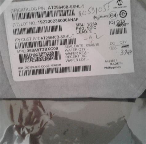 25 PCS AT25640B SSHL T ATMEL 1 8 5 5V 20MHz Ind Temp 8 SOIC N EBay