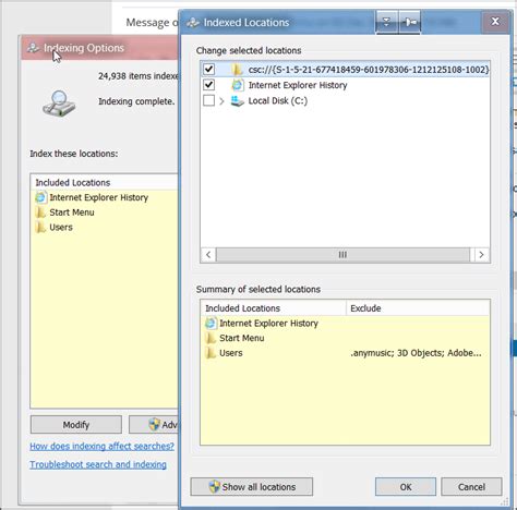 Windows Search File Indexing Problems Windows 10 Forums