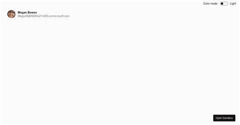 Mgt React Codesandbox