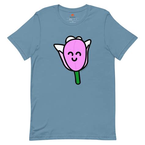 Pink Tulip Short Sleeve Unisex Tee Zach Alison
