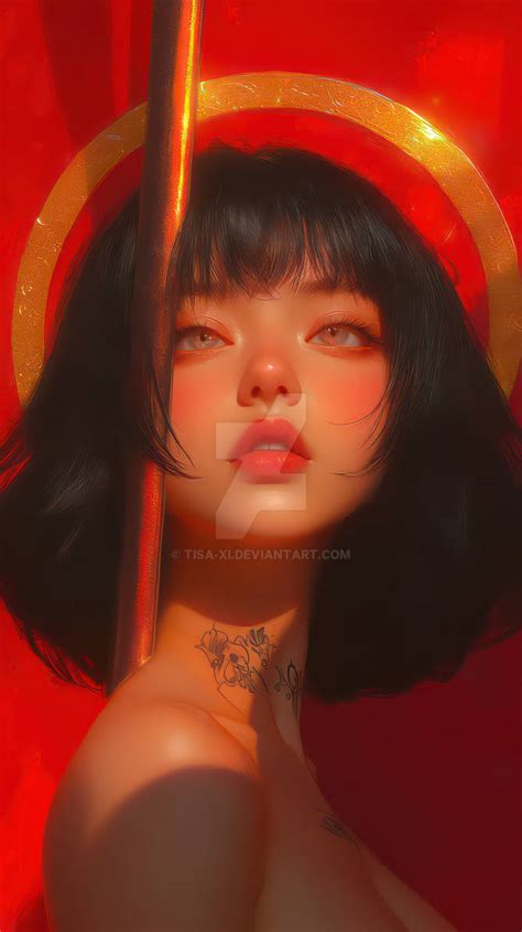 Reina Of The Crimson Blade By Tisa Xi On Deviantart