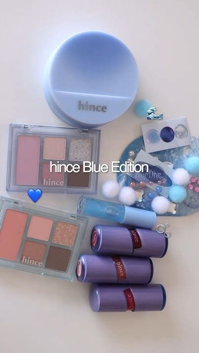 New 힌스 블루 에디션 쿠션 틴트 팔레트🌊💙 청량 그 자체 Youtube