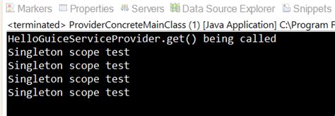 Guice Singleton Scope Provider Example Techiworks