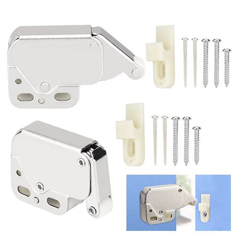 Buy Figfyou 2 Pcs Mini Latch Automatic Spring Catch Touch Catch Latch Lock Push Catch Latch