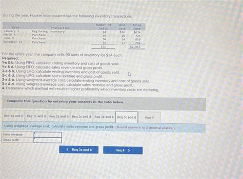 Solved Required 1 A B Using FIFO Calculate Ending Chegg Com