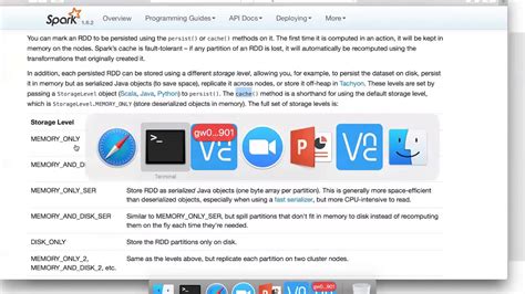 05 Core Spark Resilient Distributed Datasets Persistence Youtube