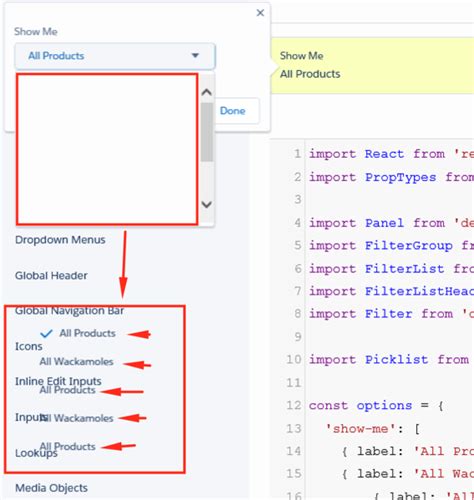 Inline Picklist Menu With A Scrollbar Becomes Blank On Mouseover