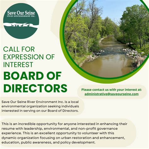 Eric St Onge On Linkedin Save Our Seine In Winnipeg Is Looking For Individuals To Serve On Its…