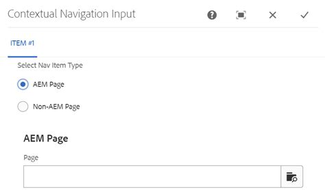 Contextual Navigation