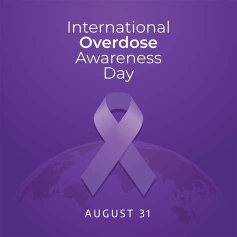 Internacional Sobredosis Conciencia Día Diseño Modelo Bueno Para