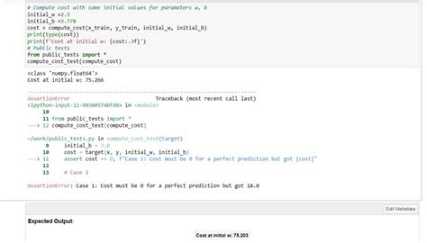 C1w2linearregressionex1error Supervised Ml Regression And