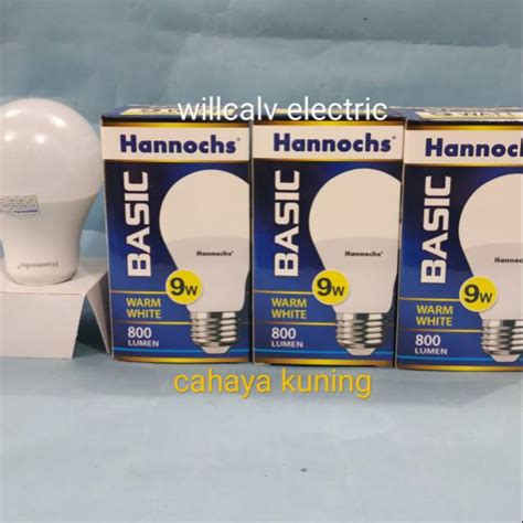 Lampu Led Hannochs Basic W Watt Watt W Lampu Led Hannoch Basic W Watt Watt Cahaya