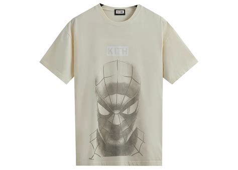 Kith Marvel Spider Man Vigilante Vintage Tee Sandrift