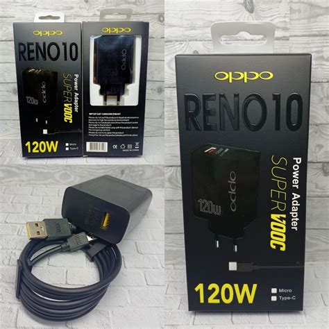 Charger Oppo Reno W Black Qeong