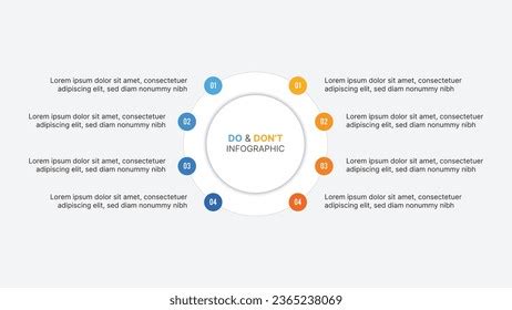 Dos Don Ts Infographic Images Stock Photos D Objects Vectors