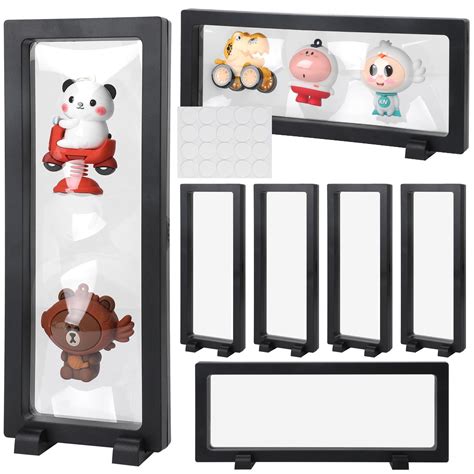 Jp Fingooo ディスプレイスタンド アクキー ラバーストラップ アクリルキーホルダー 収納 7個 台座付き 耐久性 おしゃれ 縦横対応 ほこり対策 汚れ防止 缶