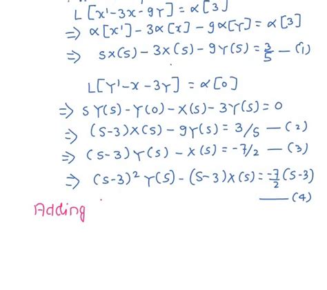 solved i don t understand how to use laplace transforms can someone