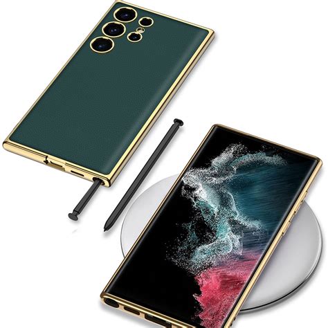 For Samsung Galaxy S Ultra G GKK Plating TPU Leather Full Coverage Phone Case Pink