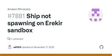 Ship Not Spawning On Erekir Sandbox · Issue 7881 · Anukenmindustry