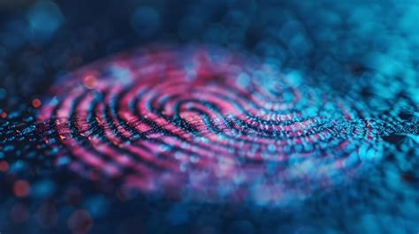 Premium Photo Fingerprint Data Security Key To Digital Protection Concept Cybersecurity Data