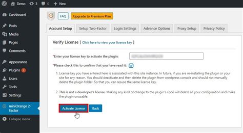 Miniorange 2 Factor Premium Plugin Step By Step Guide To Install