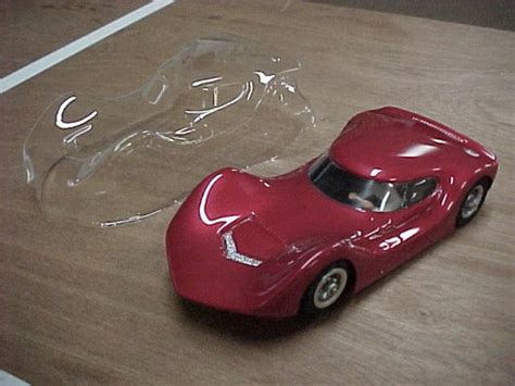 1 24 Slotcar 1 24 Scale Vintage Slot Car Body Bz Banshi Clear Body Ebay