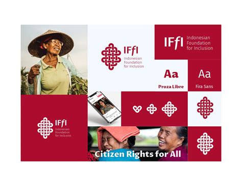 Indonesian Foundation For Inclusion Visual Identity Behance