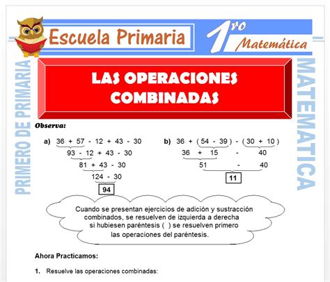 Melancolía tomar el pelo inestable operaciones combinadas para tercer