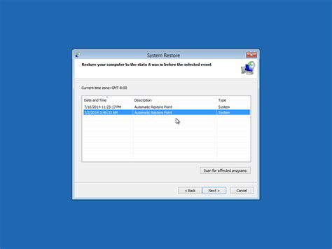 How To Run System Restore In Windows 10