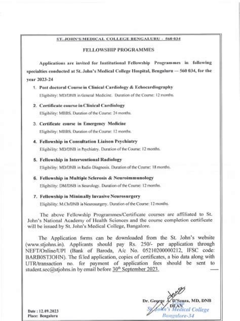 Fellowship Programme Pdf
