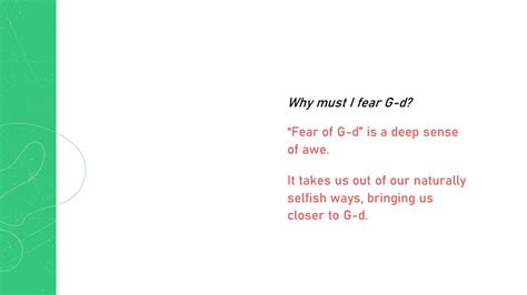 Lesson 4 PowerPoint My G D