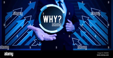 Text Caption Presenting Why Concept Meaning Asking For What Reason And Purpose Expressing