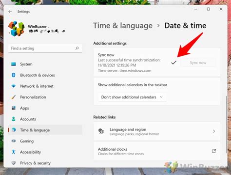 How To Sync Your Clock Time With An Internet Time Server In Windows 11