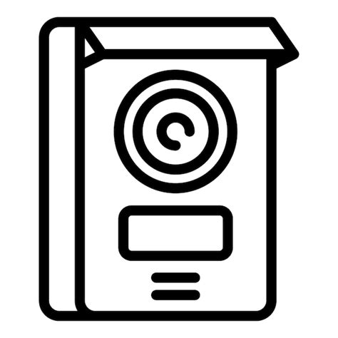 Premium Vector Video Intercom Equipment Icon Outline Vector Door