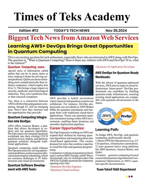 Teks Academy On Linkedin Aws Awsanddevops Devops Awsplusdevops