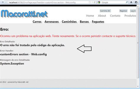 Asp Net Web Forms Tratamento De Erros Ix