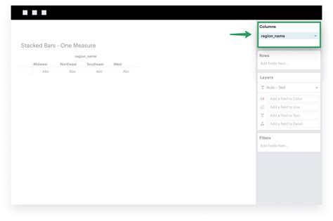 Stacked Bars Visual Explorer Guides Mode