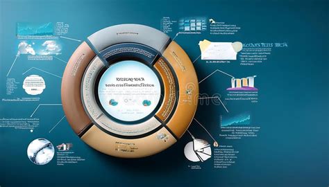 Infographic Visually Represents A Company S Or Organization S Core Values Stock Illustration