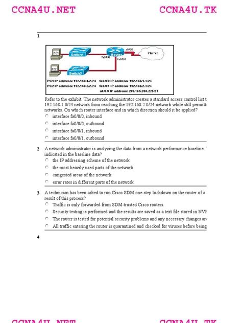 Refer To The Exhibit The Network Administrator Creates A Standard Pdf I Pv6 Ip Address