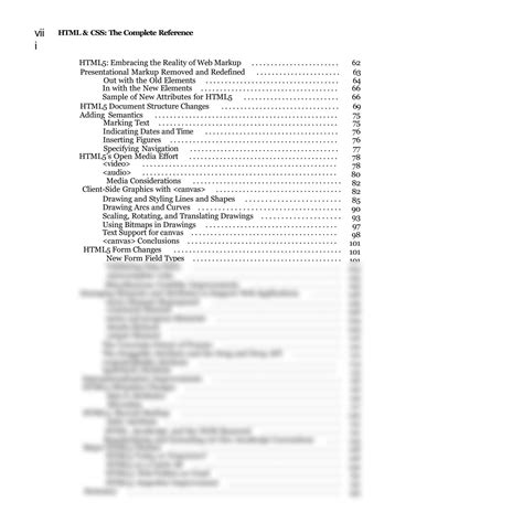 Solution Html Css The Complete Reference Html Css Fifth Edition