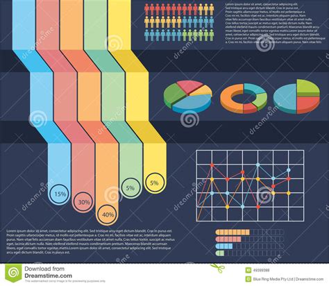 Linear Graph Chart Cartoon Vector 146752217